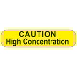 Caution High Concentration Labels - 17497 - Health Care Logistics®