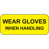 Wear Gloves When Handling Labels - 2386 - Health Care Logistics ...