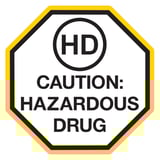 Caution Hazardous Drug Vinyl Labels - 19957 - Health Care Logistics ...
