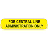 For Central Line Administration Only Labels - 17523 - Health Care ...