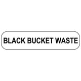 Black Bucket Waste Labels - 18226 - Health Care Logistics®