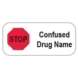 Stop Confused Drug Name Labels - 20815 - Health Care Logistics®