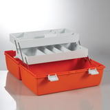 Emergency Box with 2 Trays, 19x10x11 - 1802 | Health Care Logistics