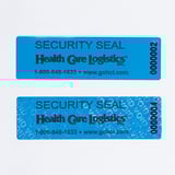 HCL® Tamper-Evident Void Message Seals, Numbered, Residue, Blue - 7957B ...