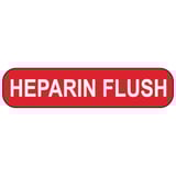 Heparin Flush Labels - 17573 - Health Care Logistics®