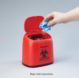 BenchBin Benchtop Biohazard Waste Bin & Bags - Health Care Logistics®
