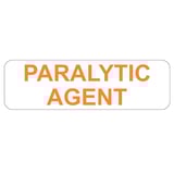 Paralytic Agent Labels - 17352 - Health Care Logistics®
