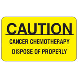 Caution Cancer Chemotherapy Labels - 2301 - Health Care Logistics®
