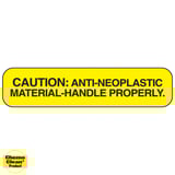 Caution Anti-Neoplastic Material Labels - 2136 - Health Care Logistics®