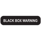 Black Box Warning Labels - 17553 - Health Care Logistics®