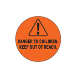 Danger to Children Keep Out of Reach Label - 2378 - Health Care Logistics®
