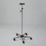 Stainless Steel IV Pole With Screw Height Adjuster - 10651 - Health ...