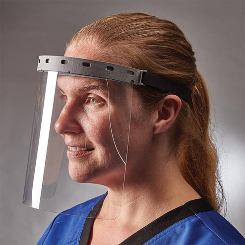 Reusable Full Face Shield, 5 Sets - 20413 | Health Care Logistics