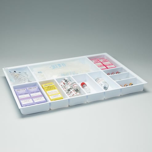 HCL® Tray for Shallow Pyxis Drawers, 11 Compartments - 20676 - Health ...